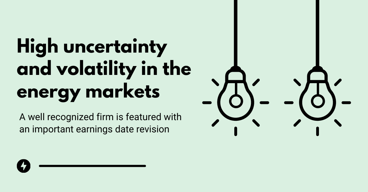 With High Uncertainty and Volatility in Energy Markets, We Feature an ...