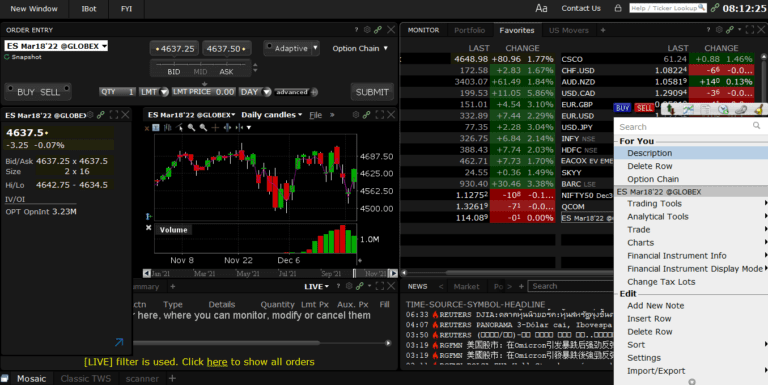 Historical Options & Futures Data using TWS API