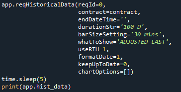Historical Options & Futures Data using TWS API – Part II