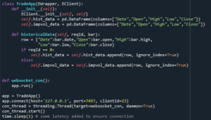 Historical Options & Futures Data using TWS API – Part II