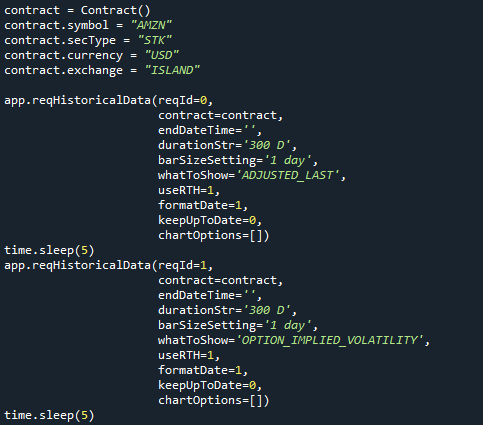 Historical Options & Futures Data using TWS API – Part II