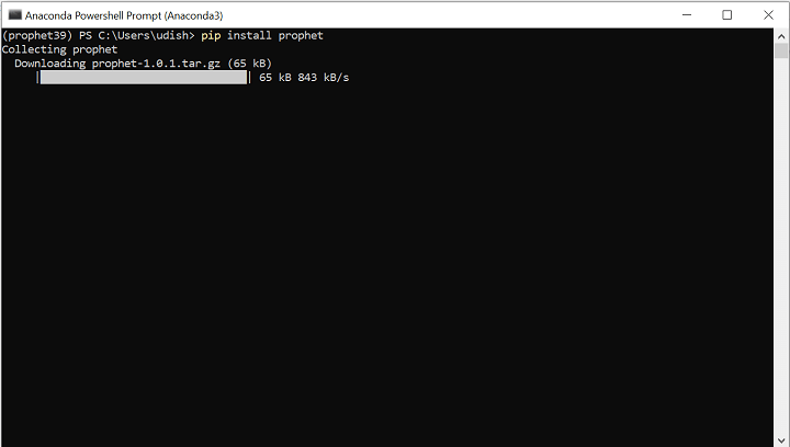 Installing Prophet Library on Windows | IBKR Quant