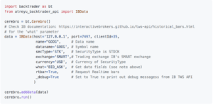 Back Testing on IBKR with BackTrader – Part I