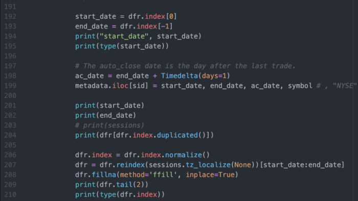 Building a Zipline Bundle for Yahoo CSV Files – Part I