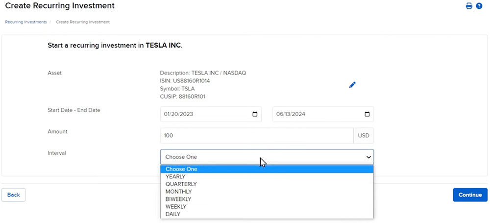Using IBKR’s Recurring Investments Feature