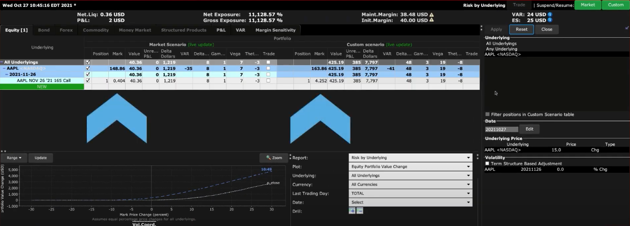 Using Risk Navigator to Calculate Forward Prices for a Single Option ...