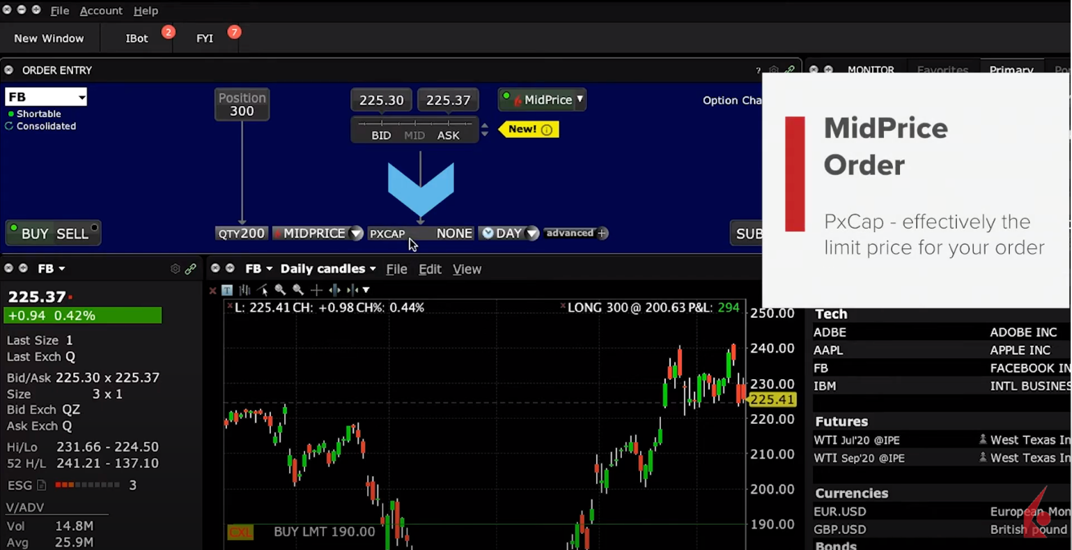 Mosaic MidPrice Order Type | Trading Lesson