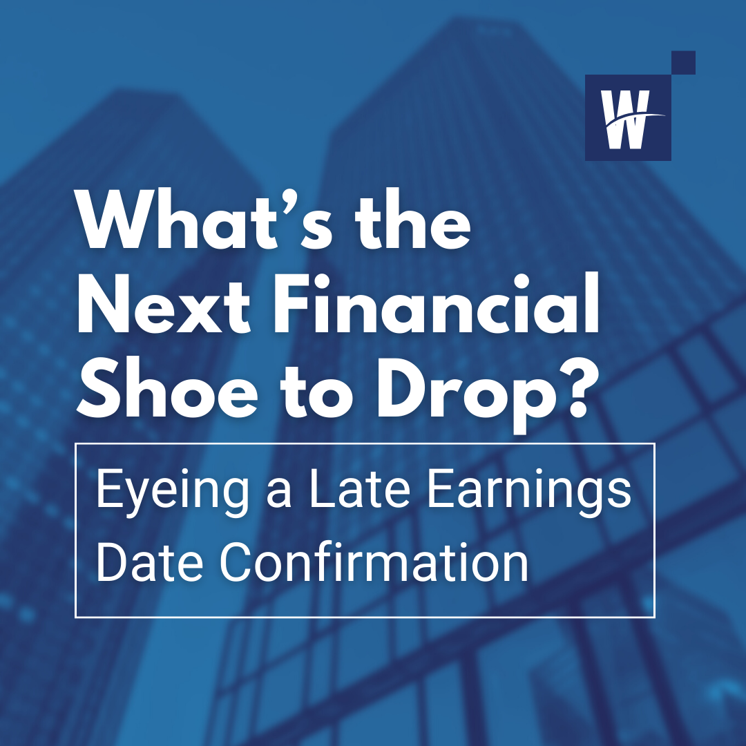 What’s the Next Financial Shoe to Drop? Eyeing a Late Earnings Date ...