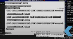 Using the One-Cancels-Another (OCA) Order Attribute in IBKR’s IBUSOPT