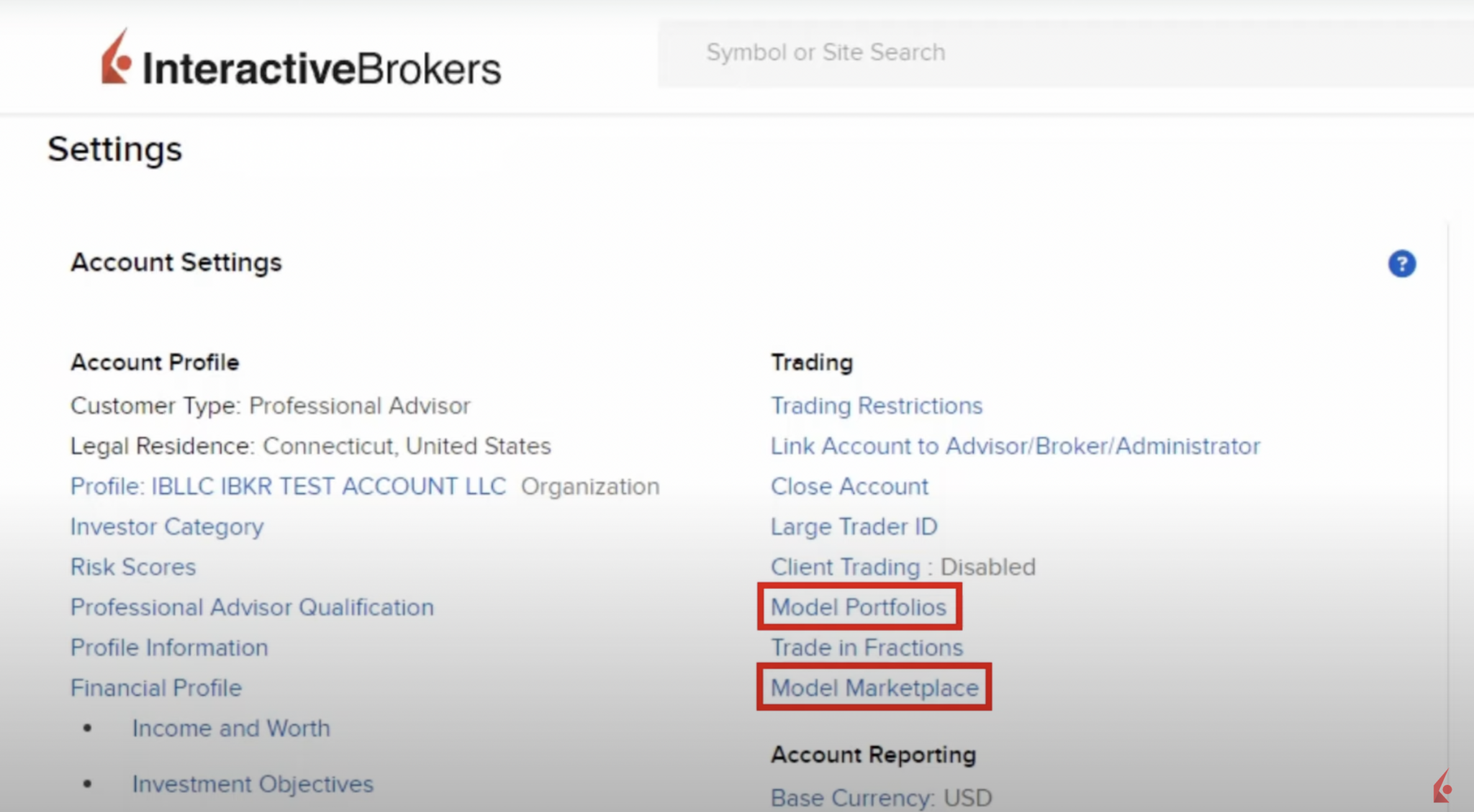 Advisor Model Marketplace Trading Lesson