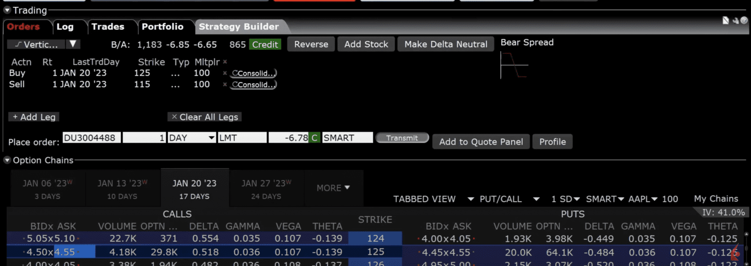 TWS OptionTrader | Trading Lesson | Traders' Academy