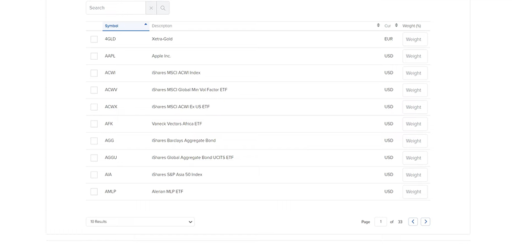 Creating Allocation Goals and Setting Custom Benchmarks