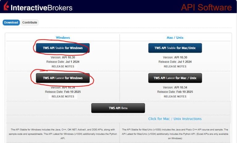 TWS API Documentation | IBKR API | IBKR Campus