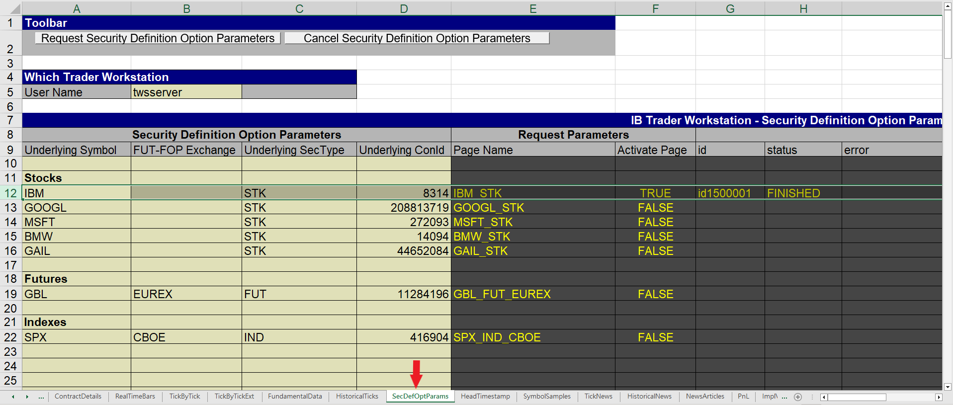 Excel DDE | IBKR API | IBKR Campus