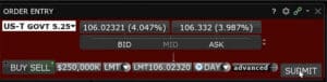 Entering US Treasury Orders in TWS | Trading Lesson