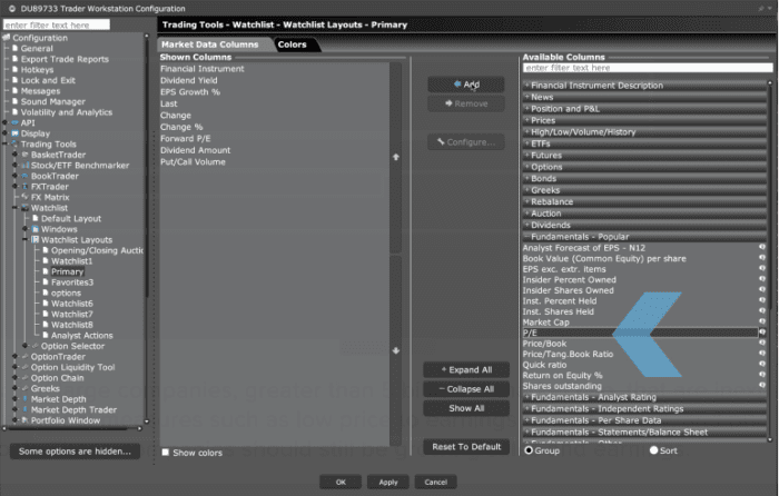 Create a Basic TWS Value Scanner | Trading Lesson