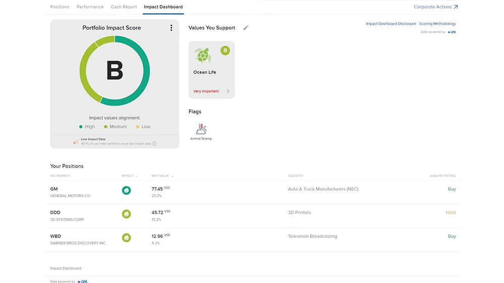 Client Portal Navigation – Homepage and Portfolio