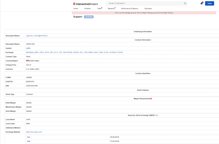 Contracts | IBKR API | IBKR Campus
