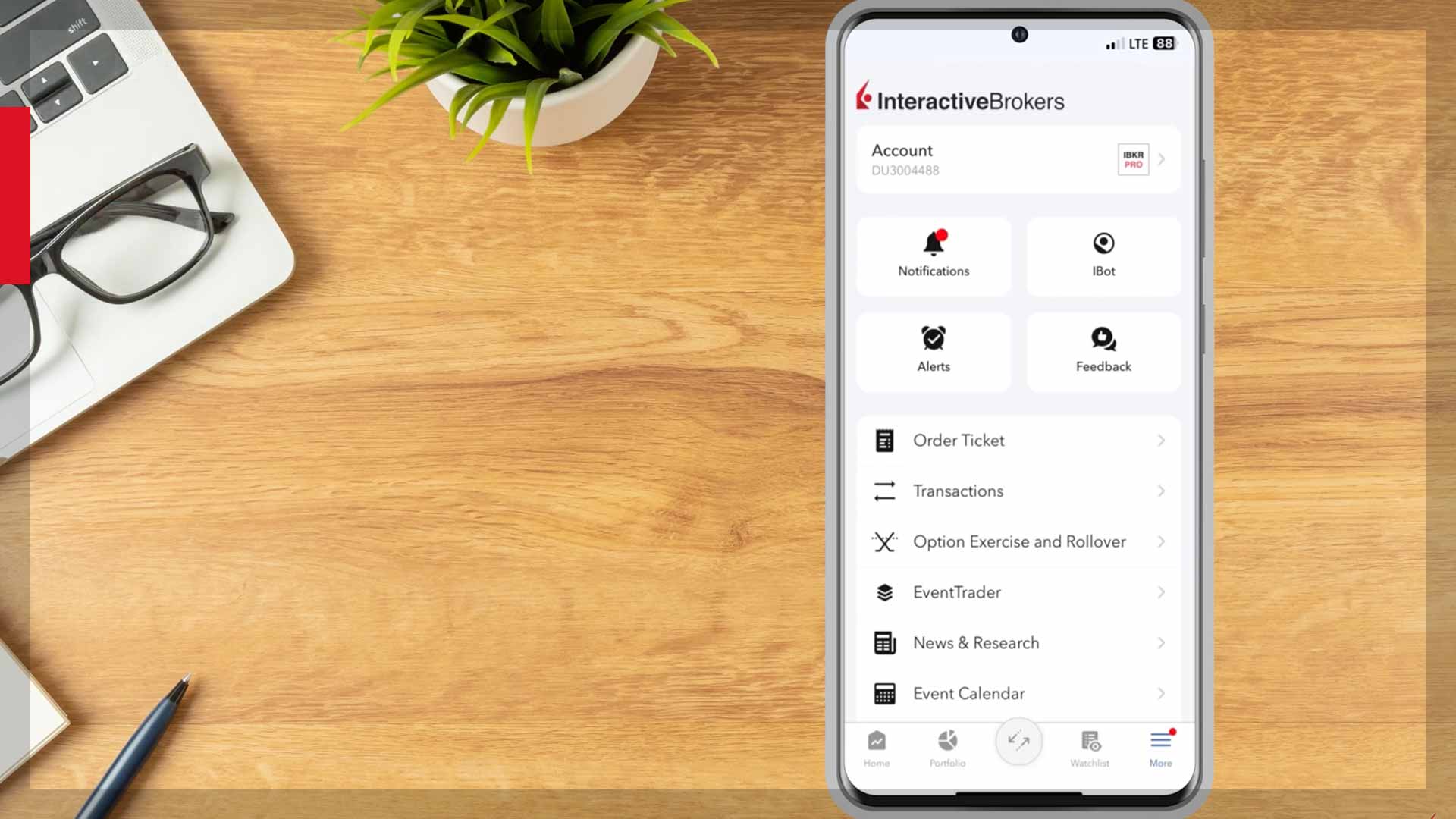 Additional Tools in IBKR Mobile – iPhone®