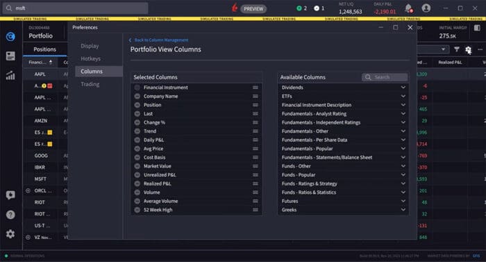 Column Customization | Trading Lesson | Traders' Academy