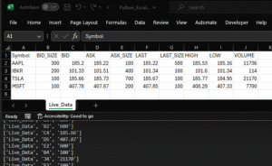Connecting Python to Excel | IBKR Quant