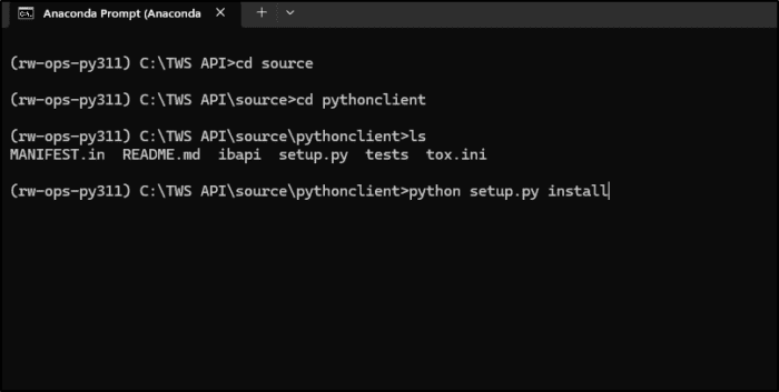 Getting Started with the Interactive Brokers Native API