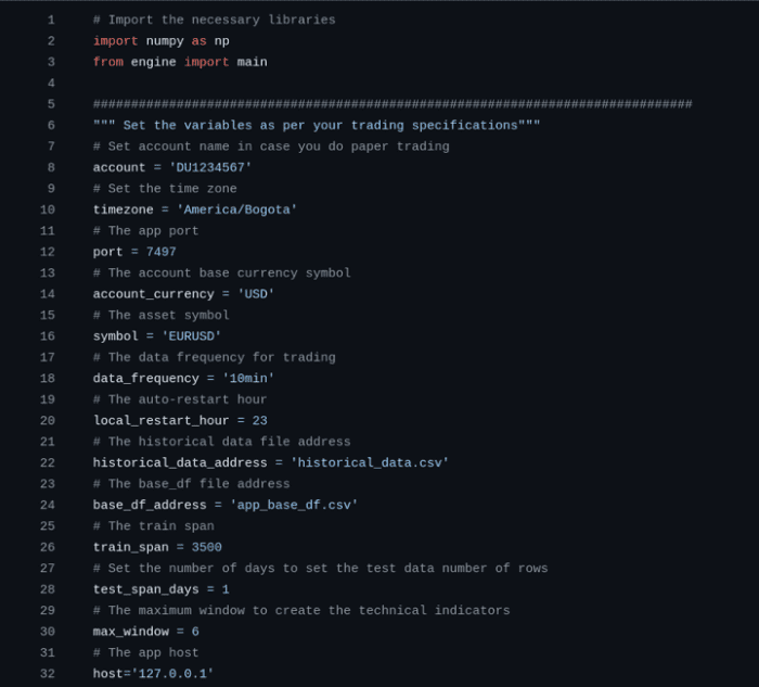 A Setup to Trade Forex Algorithmically Using the Interactive Brokers API