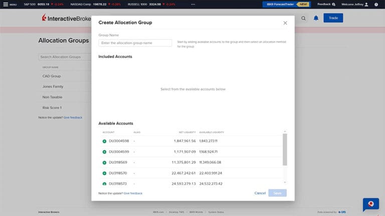 Allocation Presets and Allocation Groups | Trading Lesson
