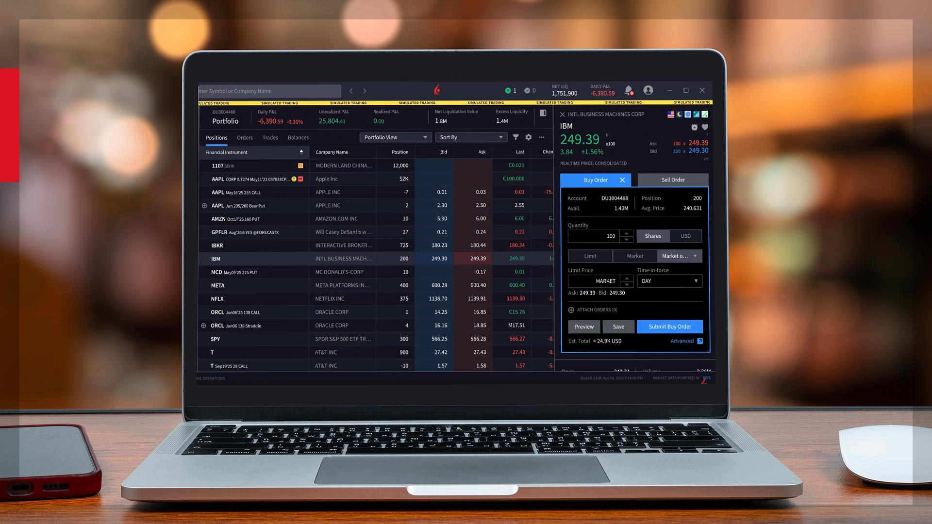 IBKR Desktop Market on Close Order | Trading Lesson