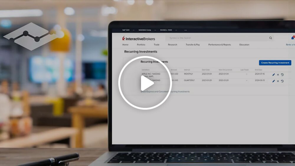 Recurring Investments | Interactive Brokers LLC